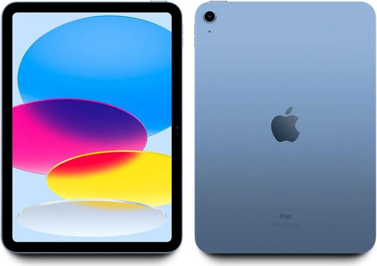 Refurbished: 2022 Apple 10.9-inch iPad Wi-Fi 64GB - Blue - (10th ...