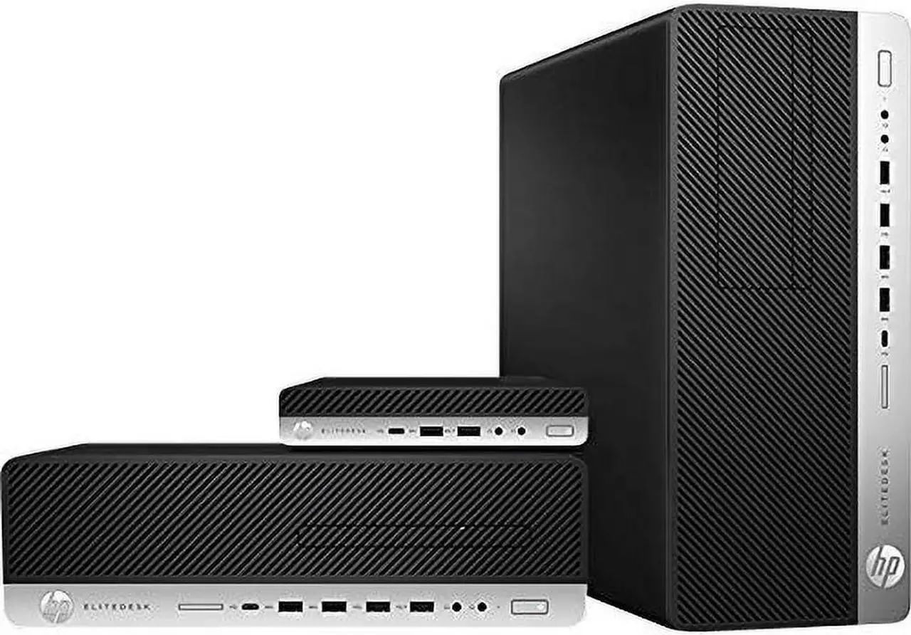 Refurbished: HP EliteDesk 800 G4 Mini Desktop Intel i5-8500T, 2.1GHz ...
