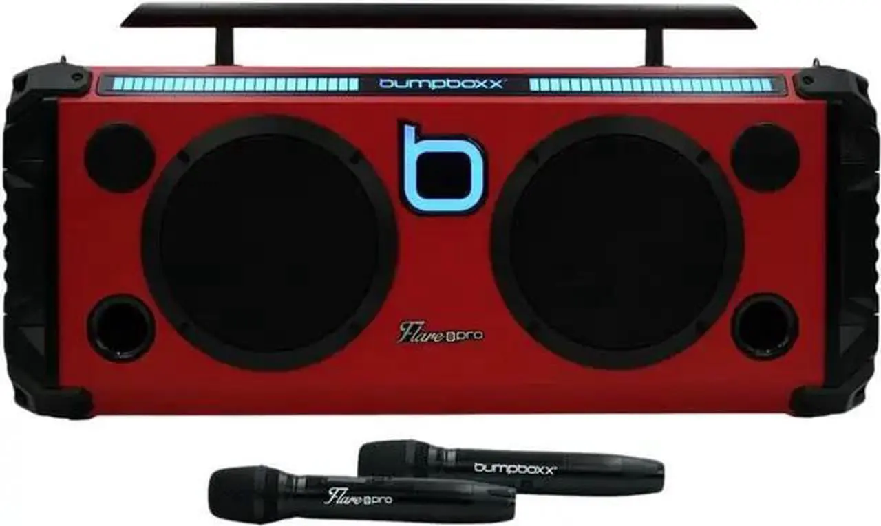 Refurbished: Bumpboxx Bluetooth Portable Speaker Flare8 Pro, Red ...