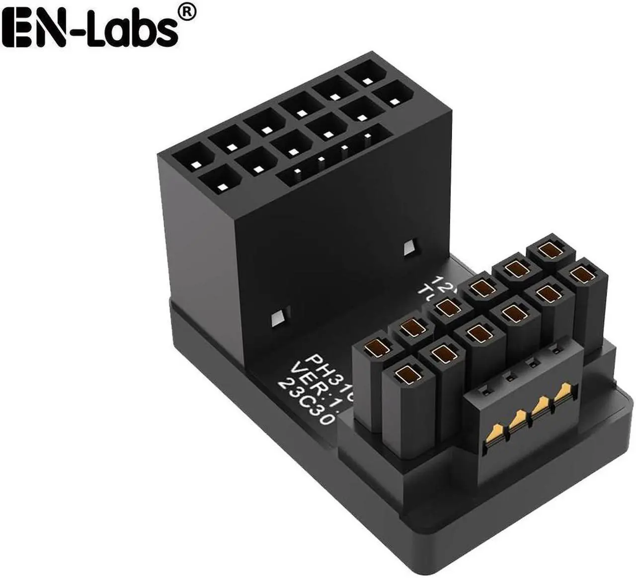 12VHPWR 180 Degree Angled Power Adapter,Aluminum ATX 3.0 16 Pin PCIe 5. ...