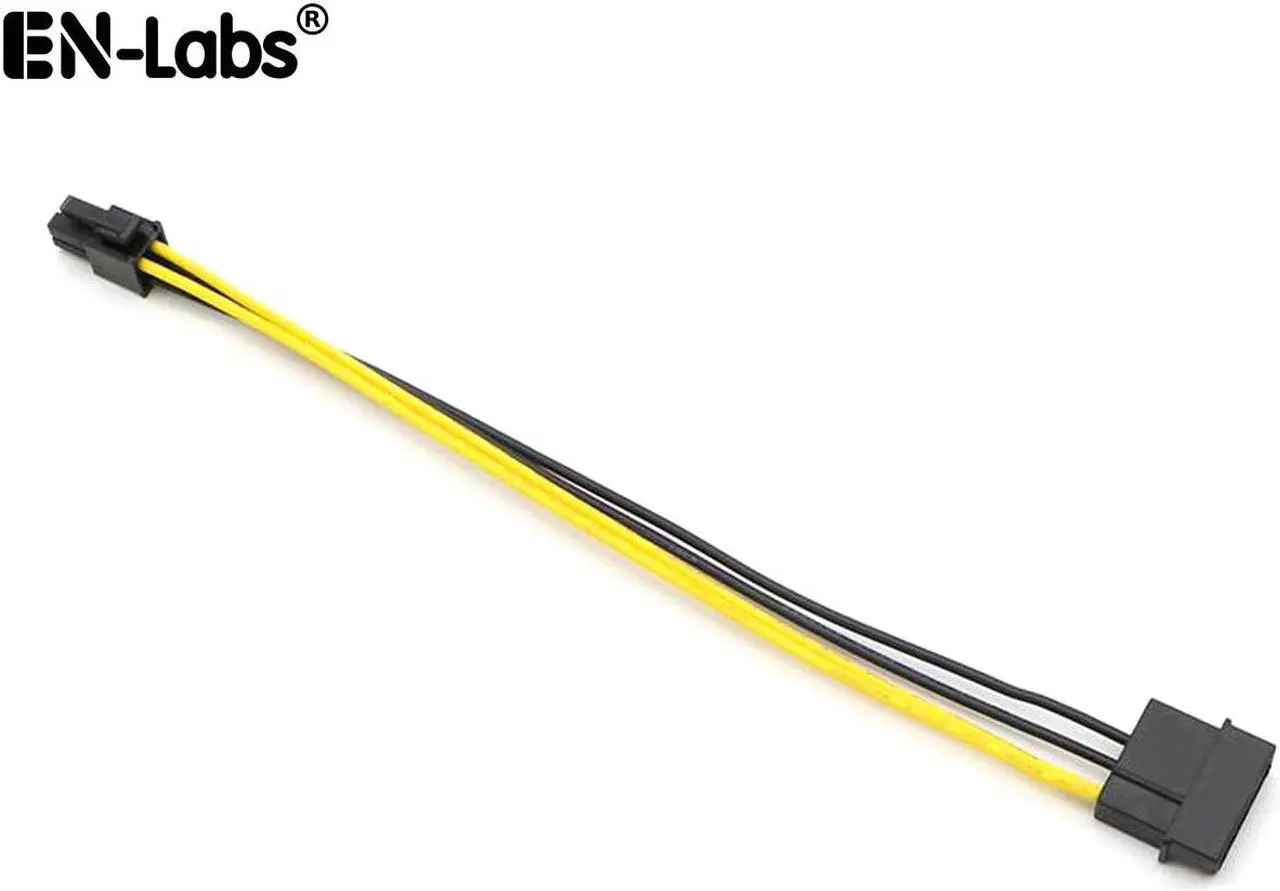 EN-Labs 4 Pin CPU Power Adapter Cable, Molex LP4 to 4-Pin ATX P4 CPU ...