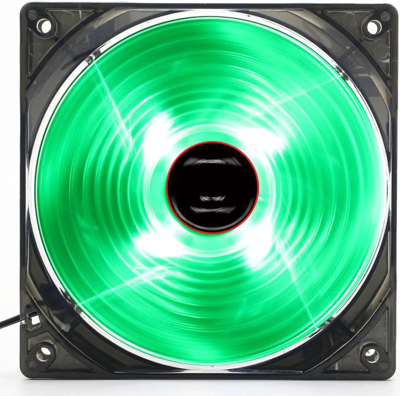 120mm PC Computer 16dB Ultra Silent 4 LEDs Case Fan Heatsink Cooler ...