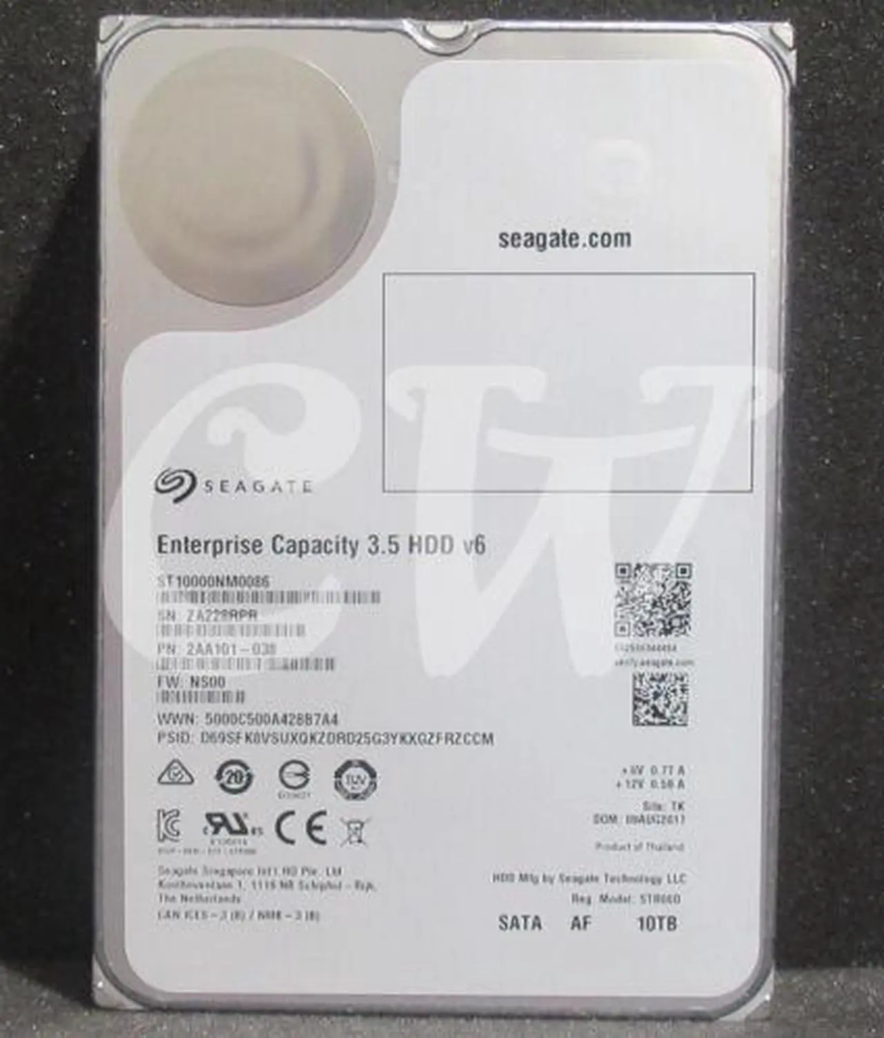 ST10000NM0086 Seagate 10TB 7200RPM 6Gbps 3.5" SATA HDD Hard Drive FW ...