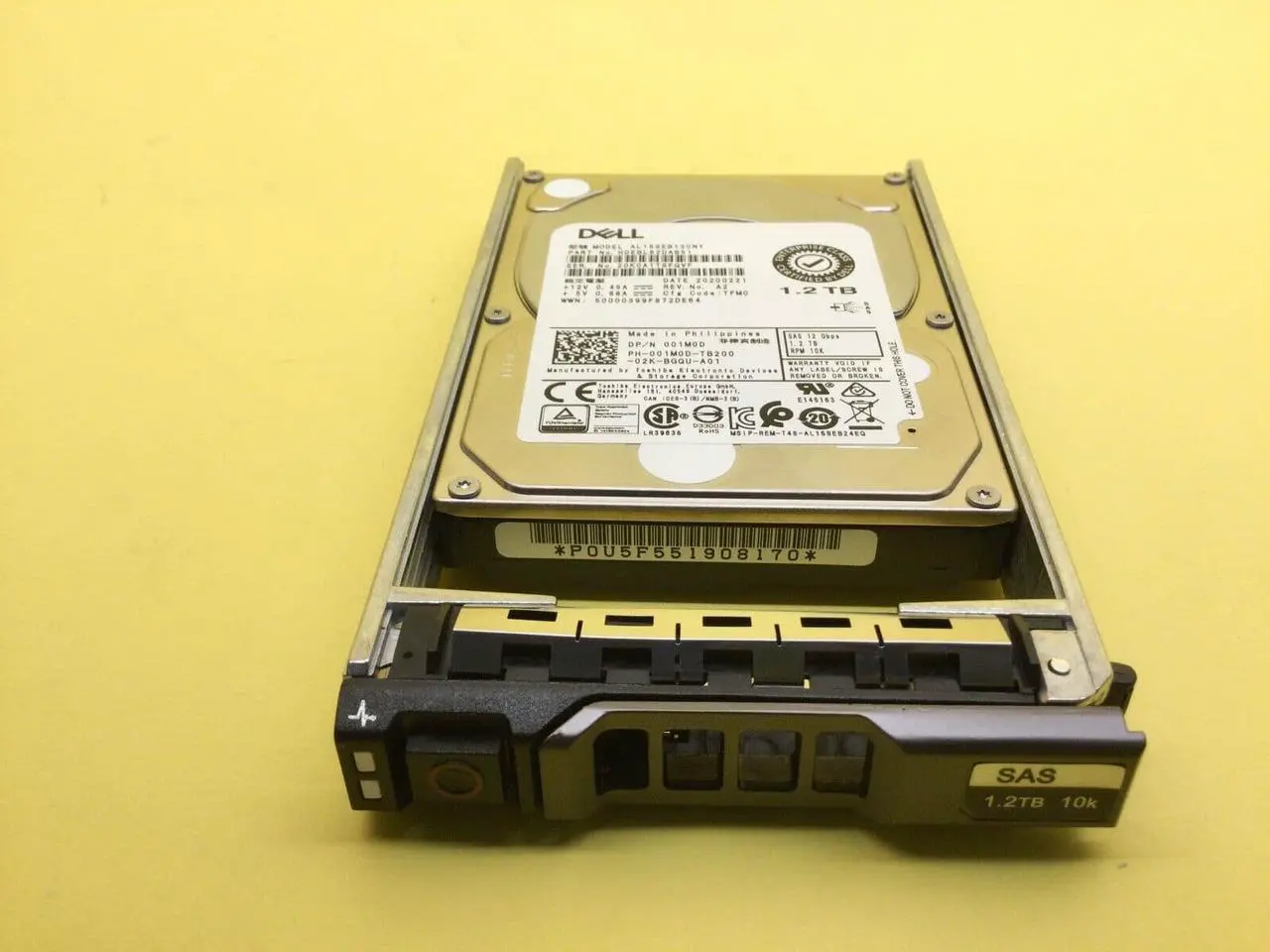Refurbished: (NOT FOR HOME PC!) 01M0D Dell 1.2TB 10K SAS 12Gb/s 2.5 SFF ...