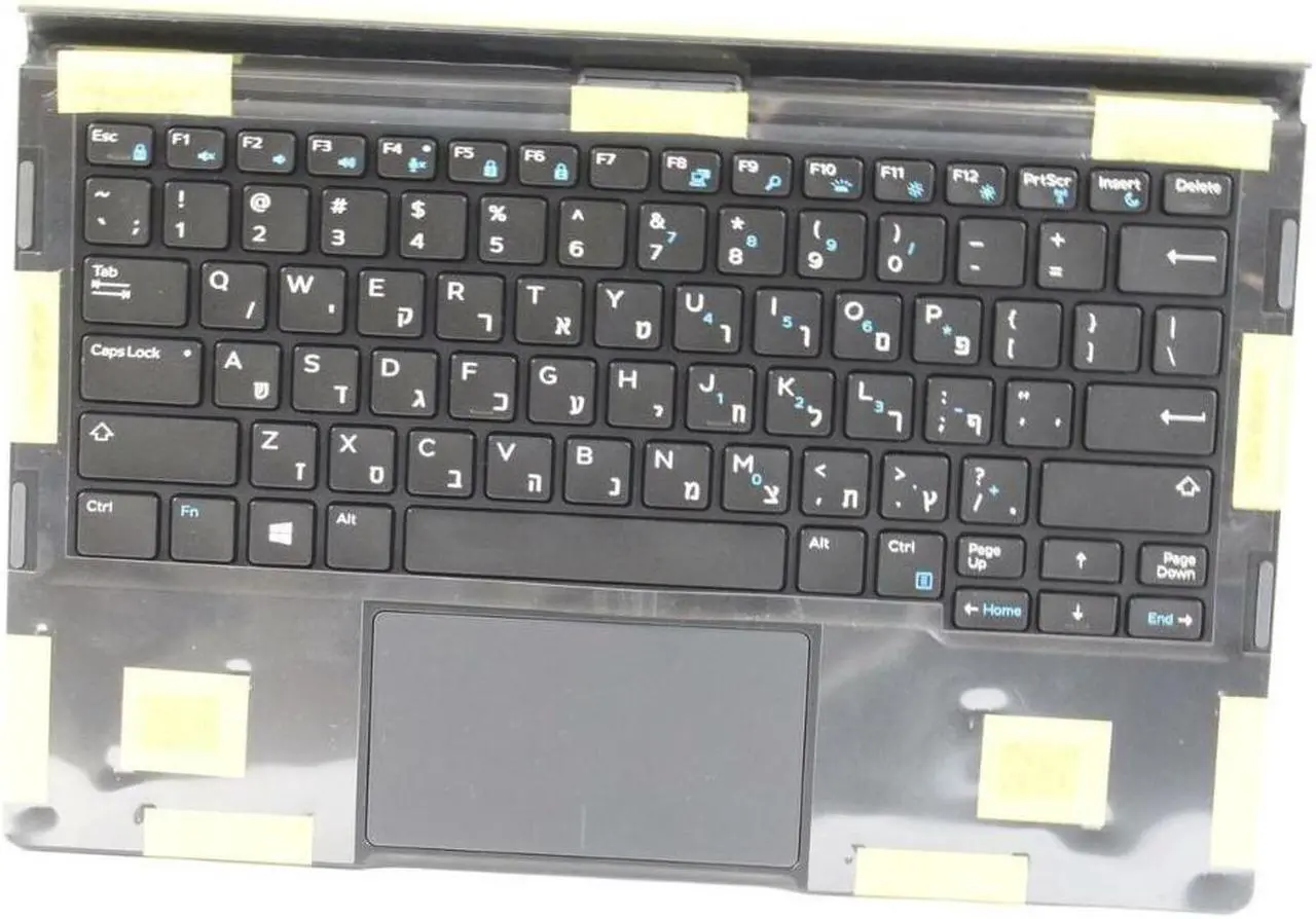 Dell T0J0K Latitude 7275 XPS 9250 FRENCH Keyboard Dock Case 5YH5R ...