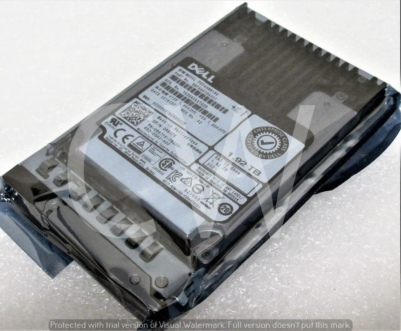 0-HOURS R87FK 0R87FK Dell 1.92TB 12Gb/s MLC 2.5" SAS Solid State Drive ...