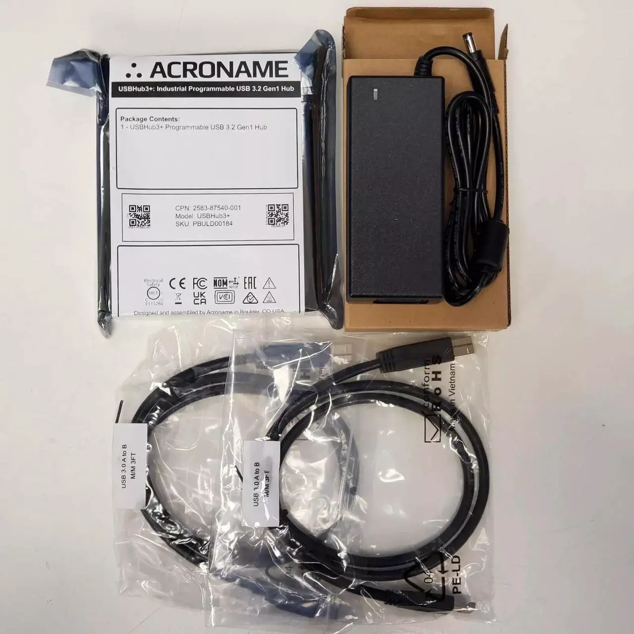 Acroname USBHub3+ Programmable Industrial 8-port Managed USB 5Gbps Hub ...
