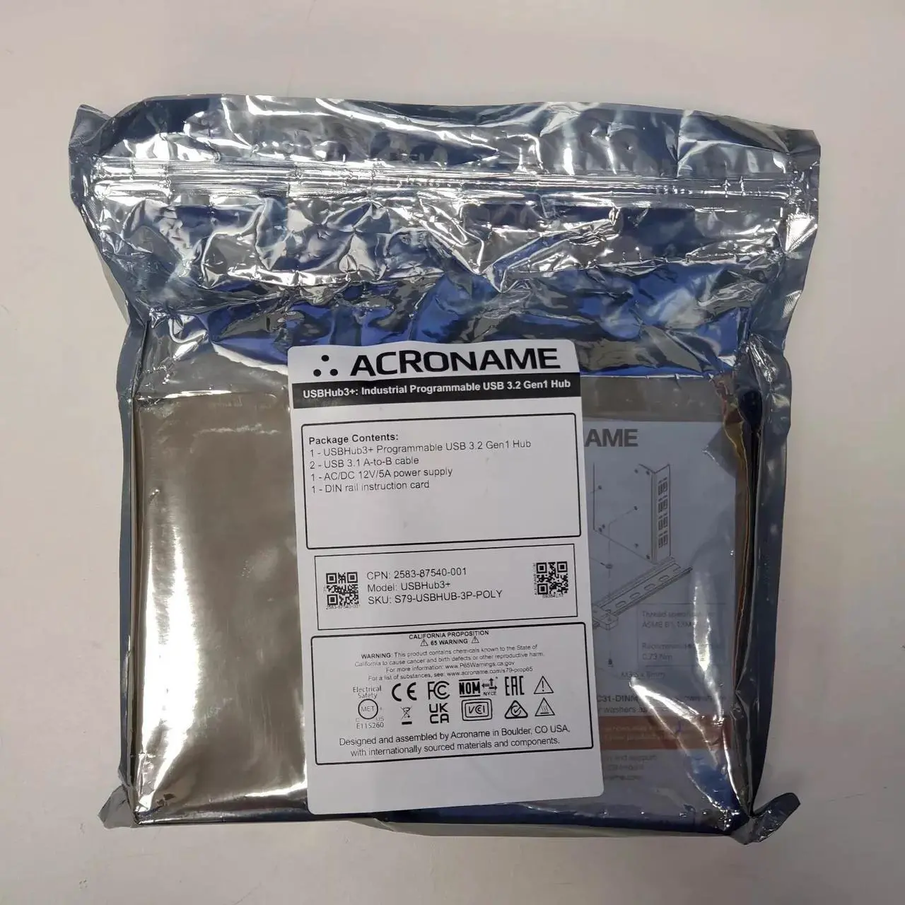 Acroname USBHub3+ Programmable Industrial 8-port Managed USB 5Gbps Hub ...