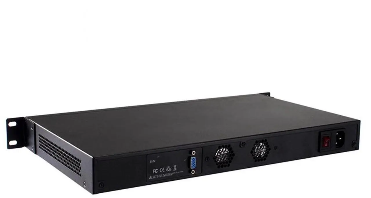 Fanless 1U Cabinet Firewall Pfsense Mikrotik VPN Network Security ...