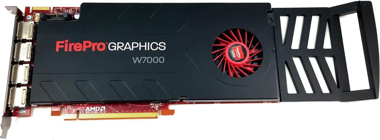 Refurbished: HP AMD FirePro W7000 4GB 4x DisplayPort Graphics Card ...
