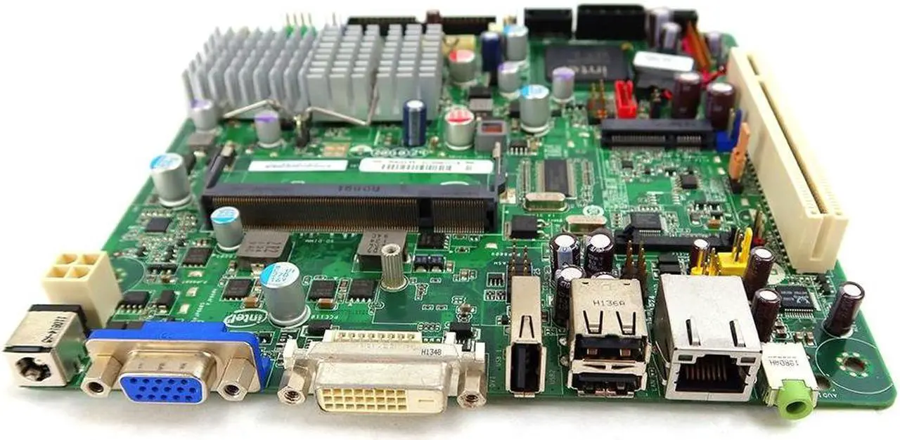 Intel D945GSEJT BLKD945GSEJT Chipset-945GSE Atom N270 Mini-ITX ...