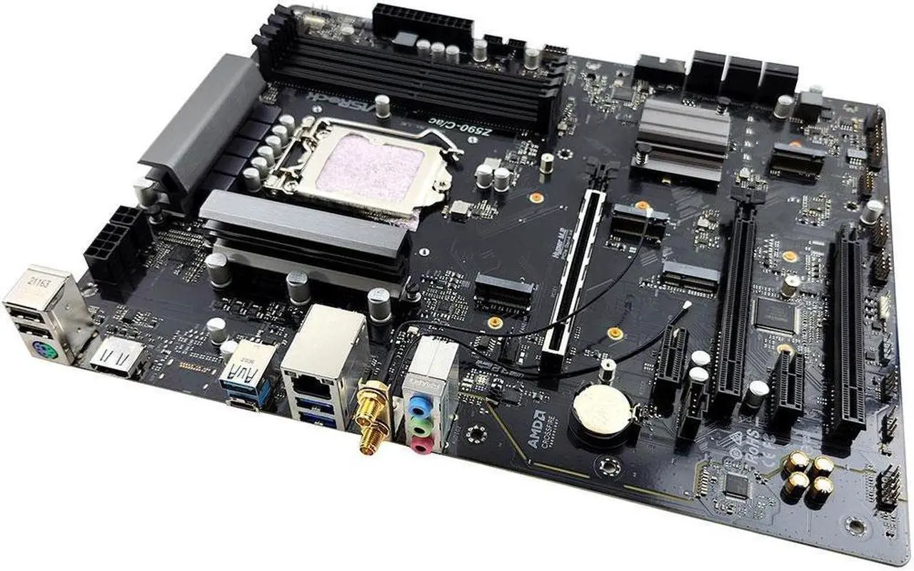 Used - Like New: 80-MXBFZ2-A1A02_UA Asrock Z590-C/AC Intel Z590 Socket ...