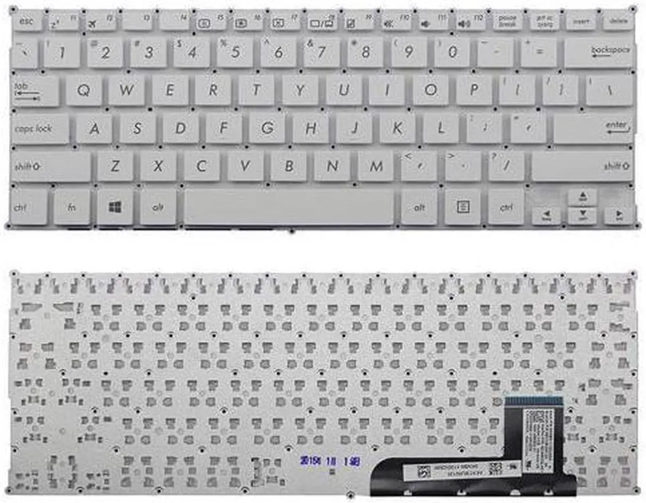 New Replacement Laptop Keyboard without frame for ASUS E200H E200HA ...