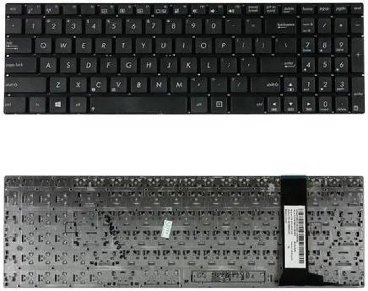 New Replacement Laptop Keyboard (without Frame) for ASUS N550 N550J ...