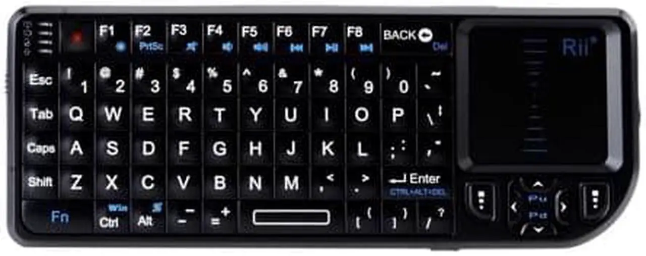 RT-MWK01 Mini Handheld Rechargeable 2.4GHz Wireless Keyboard with ...