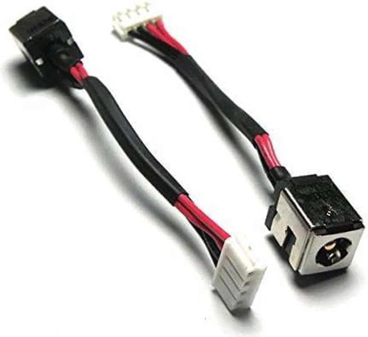 New AC DC Jack Power Plug In Charging Port Connector Socket with Wire ...