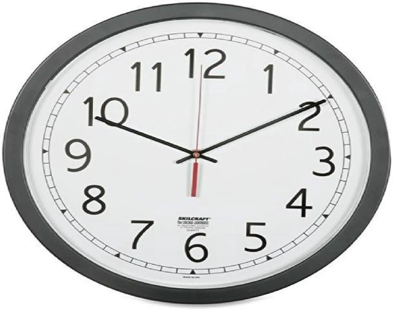 SKILCRAFT 16.5" Round Workstation Wall Clocks - Newegg.com