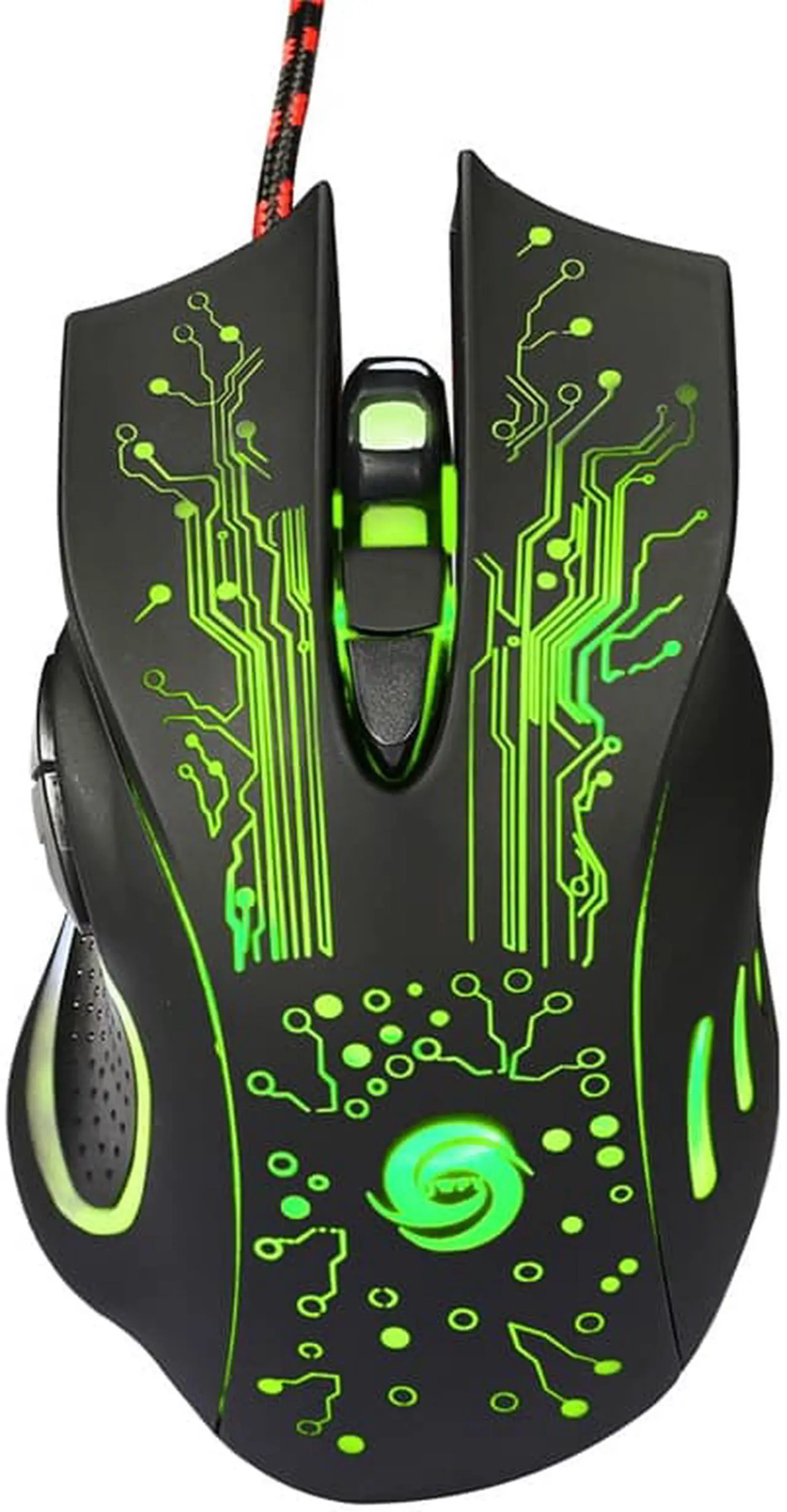 Jansicotek 2400DPI LED Optical 6D USB Wired Gaming Game Mouse Pro Gamer Computer Mice For PC ...