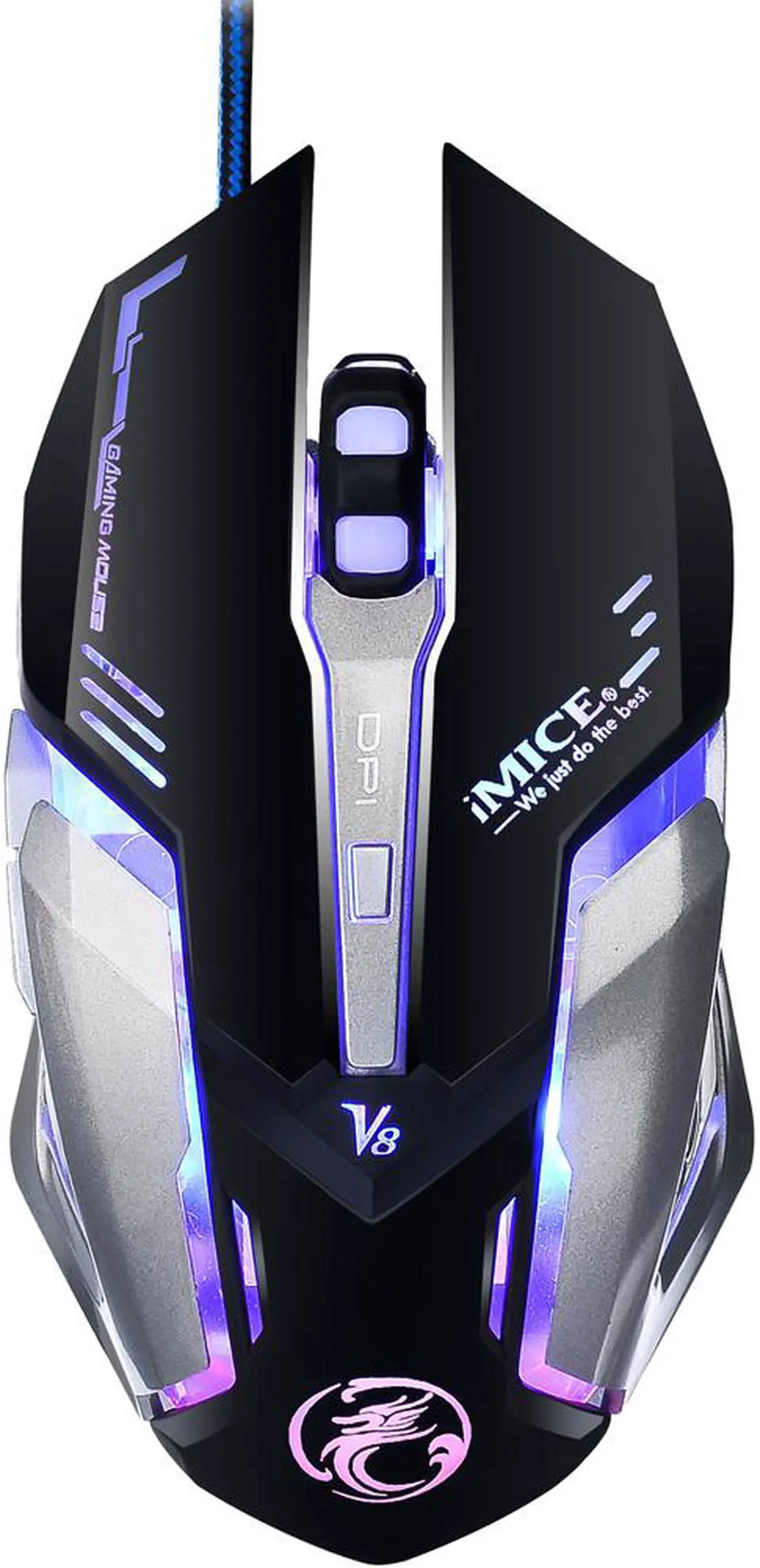 iMice V8 Professional USB Wired game Gaming Mouse Computer Macro ...