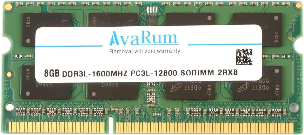 Avarum RAM equal to 8GB 204-Pin DDR3 SO-DIMM DDR3 1600 (PC3 12800 ...