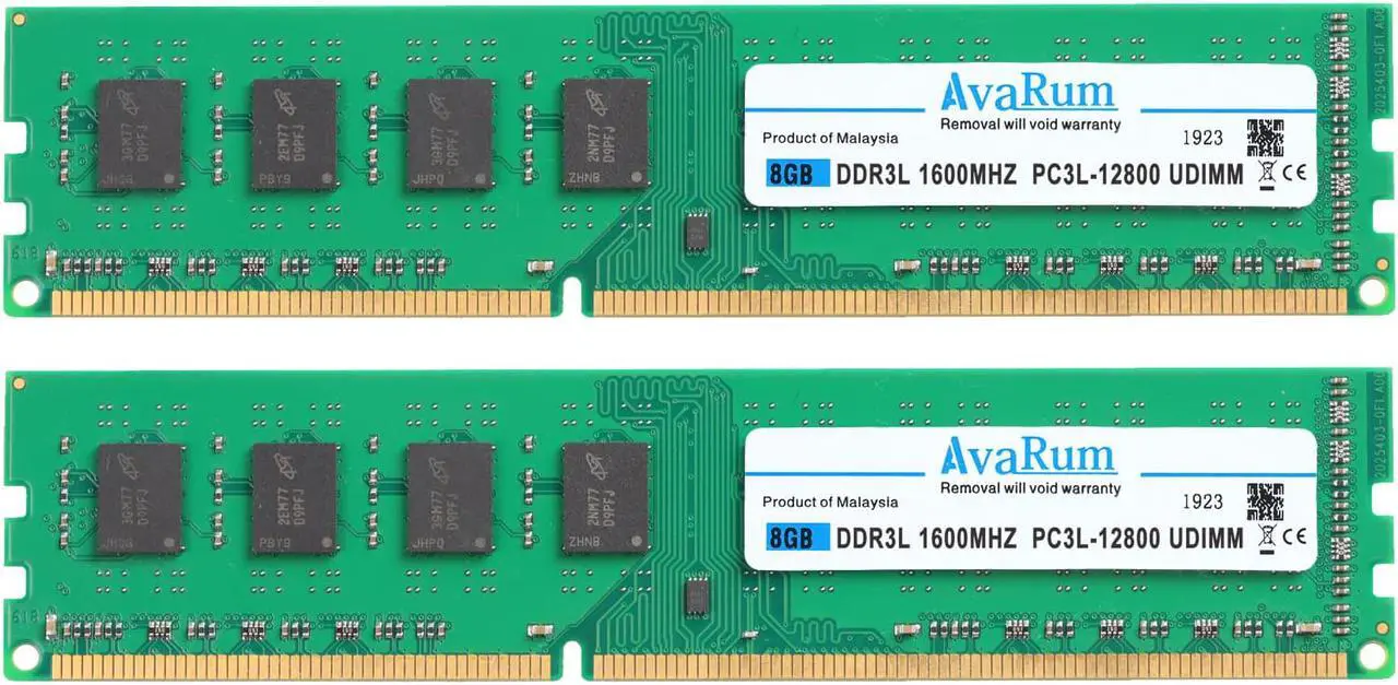 Avarum RAM equal to 16GB (2 x 8GB) 240-Pin DDR3 SDRAM DDR3L 1600 (PC3L 12800) Desktop Memory ...