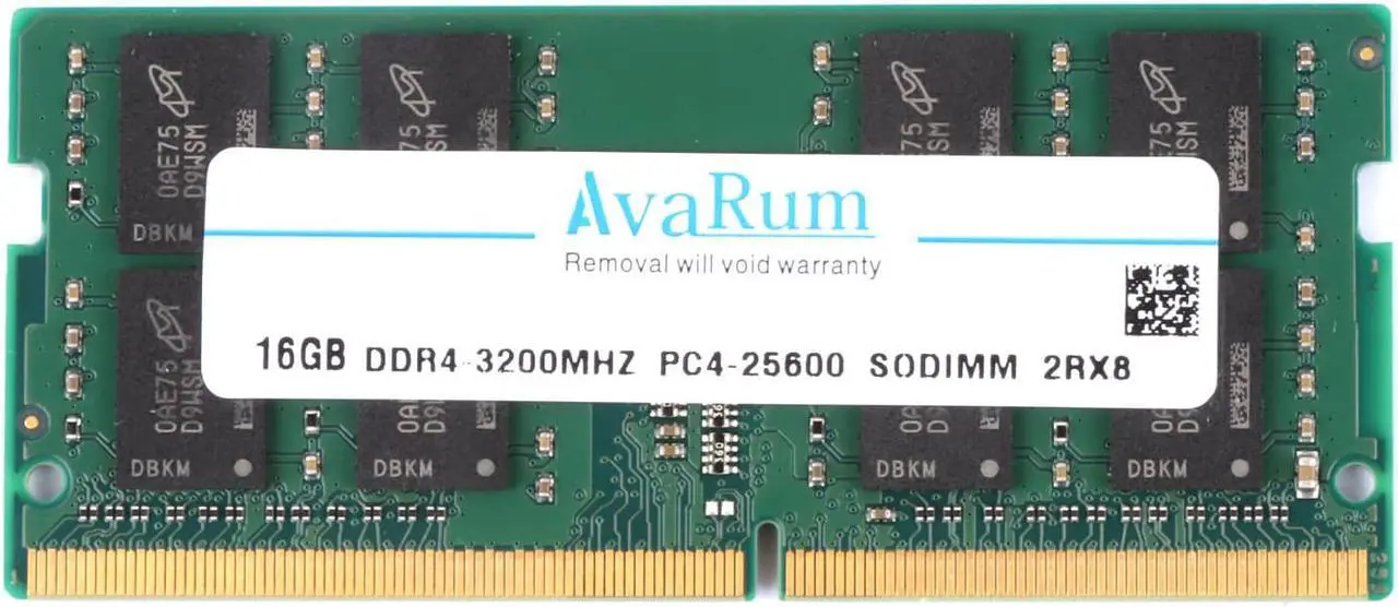 Avarum RAM equal to 16GB 260-Pin DDR4 SO-DIMM DDR4 3200 (PC4 25600) Laptop Memory Model ...