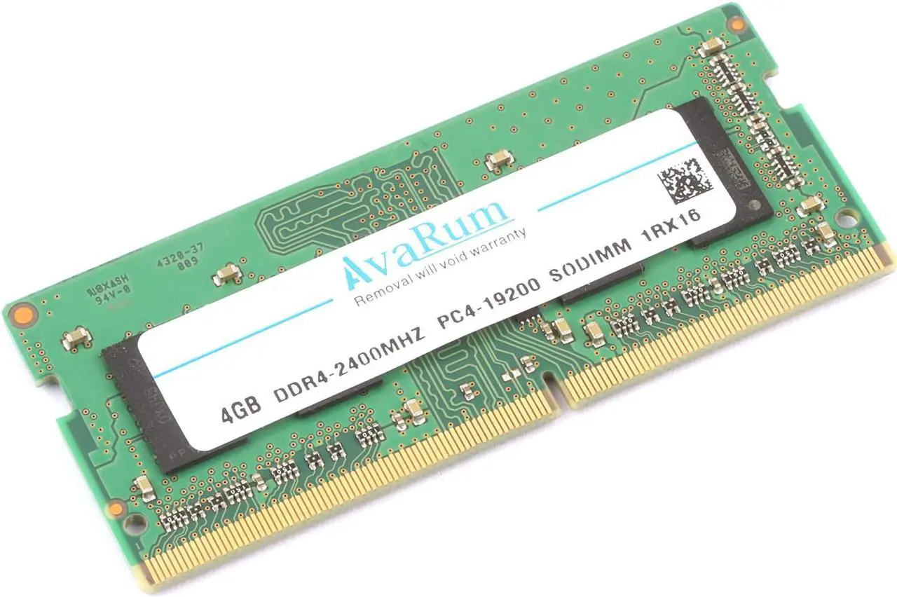 Avarum RAM equal to - DDR4 - 8 GB: 2 x 4 GB - SO-DIMM 260-pin - 2400 MHz / PC4-19200 - CL17 - 1. ...