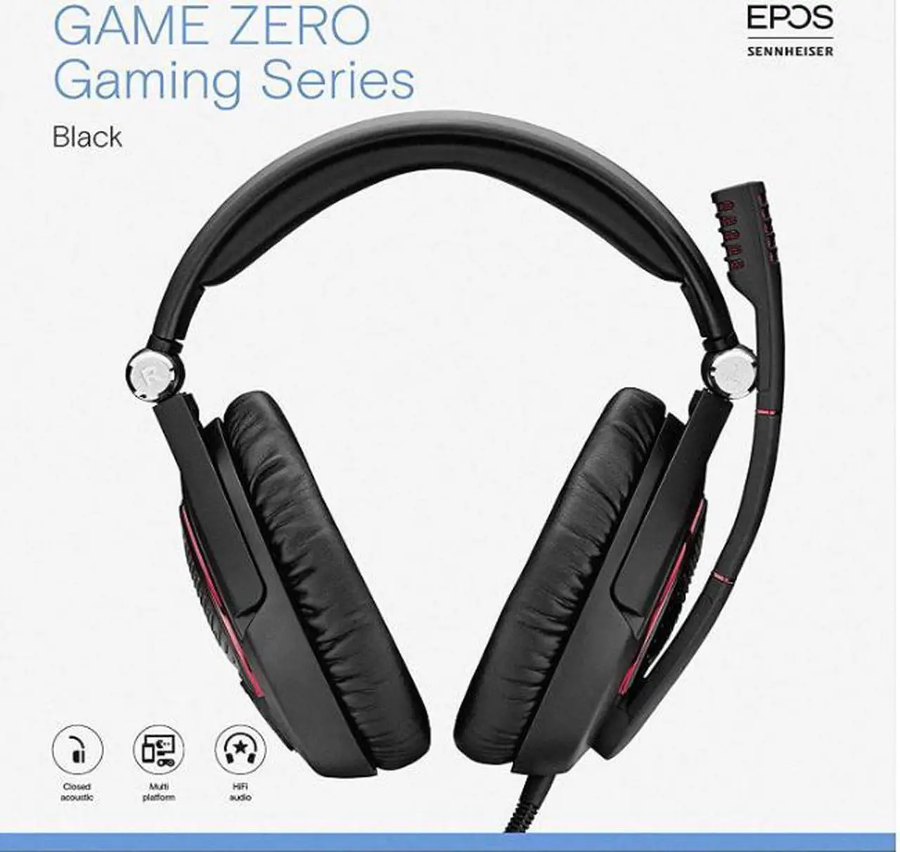 Refurbished: EPOS SENNHEISER GAME ZERO Gaming Headset Black 506079 - Newegg.com