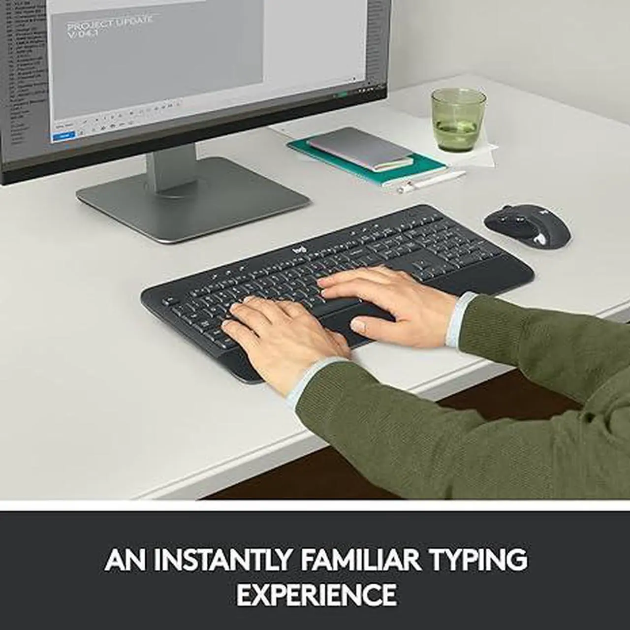 Refurbished: Logitech MK545 Advanced Wireless Keyboard and Mouse Combo ...