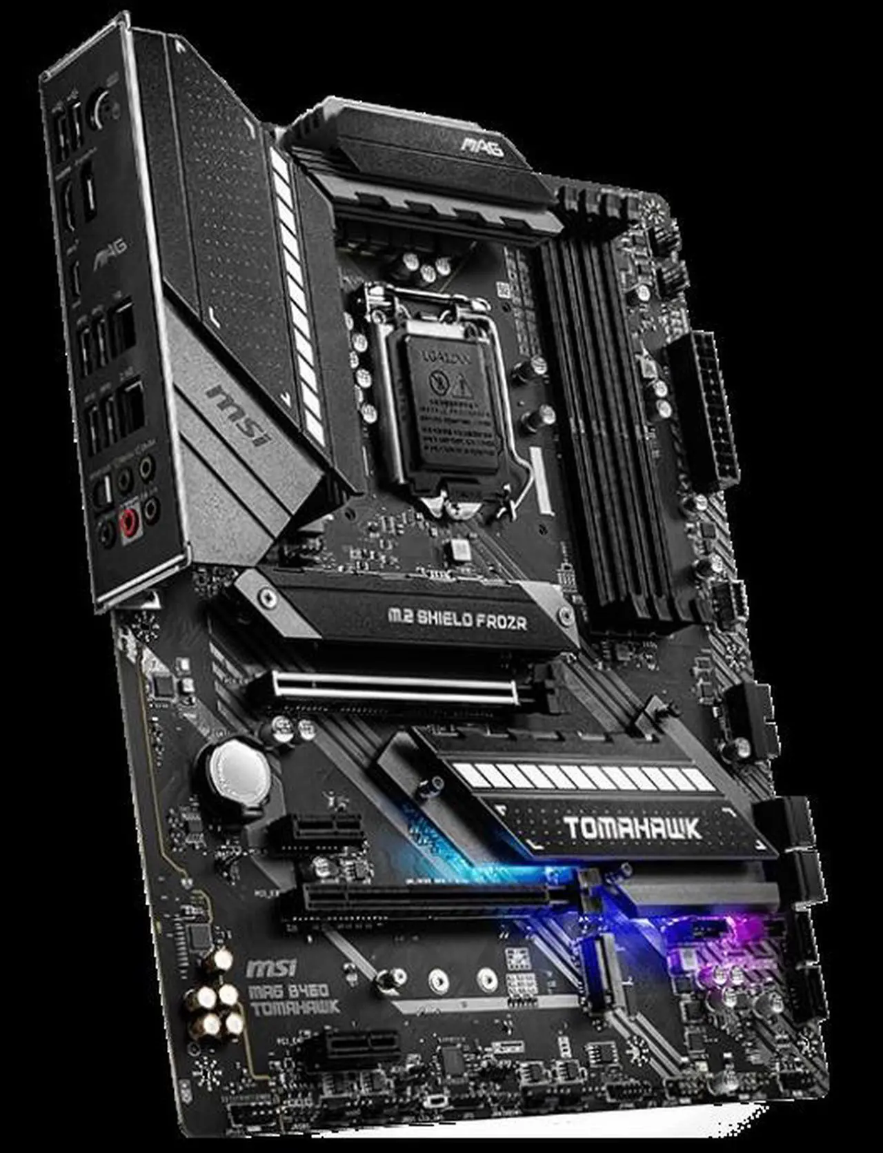 Refurbished: MSI MAG B460 TOMAHAWK Intel B460 1200 LGA ATX M.2 Desktop ...