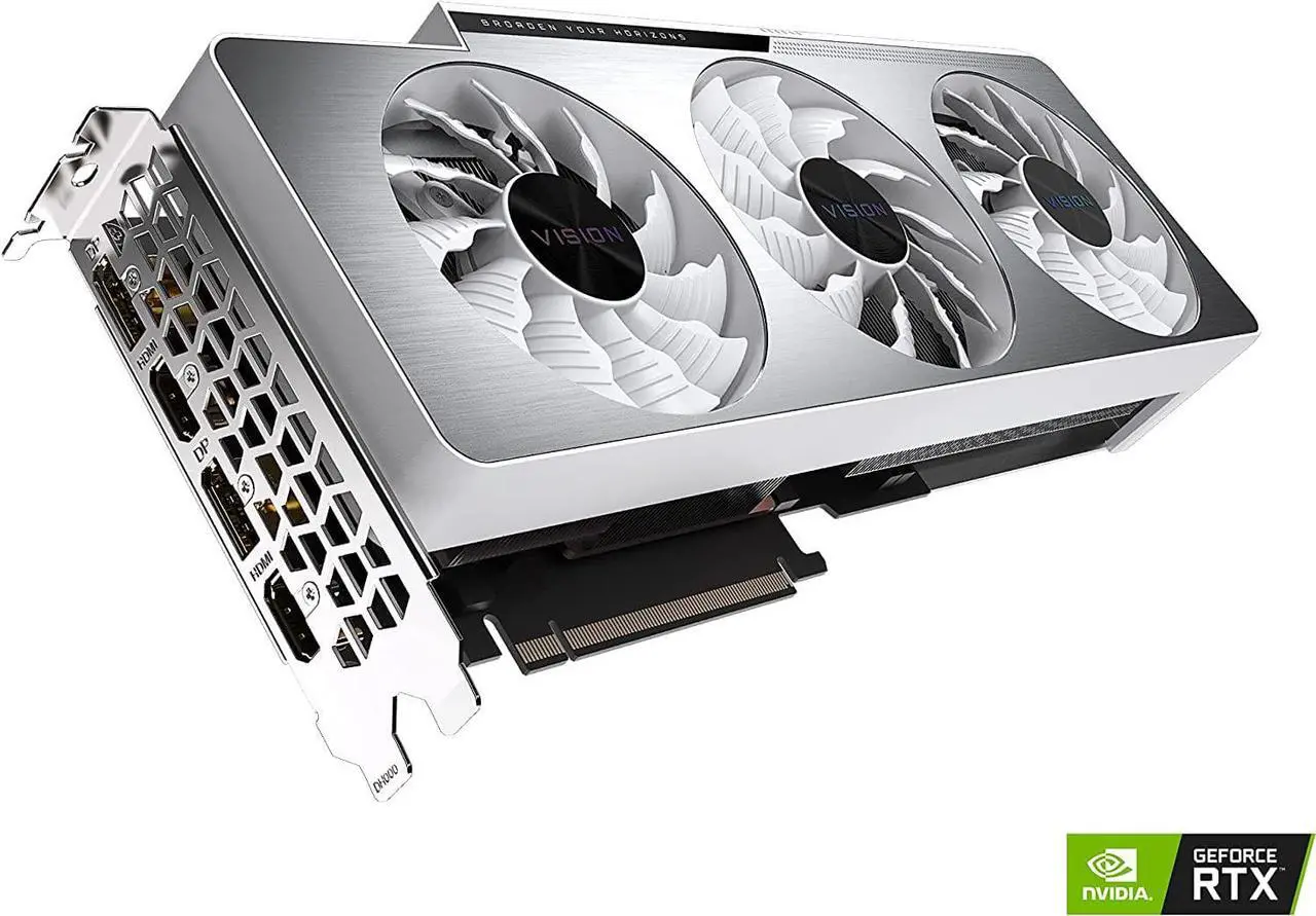 Refurbished: GIGABYTE GeForce RTX 3070 Ti Vision OC 8GB GDDR6X GV ...
