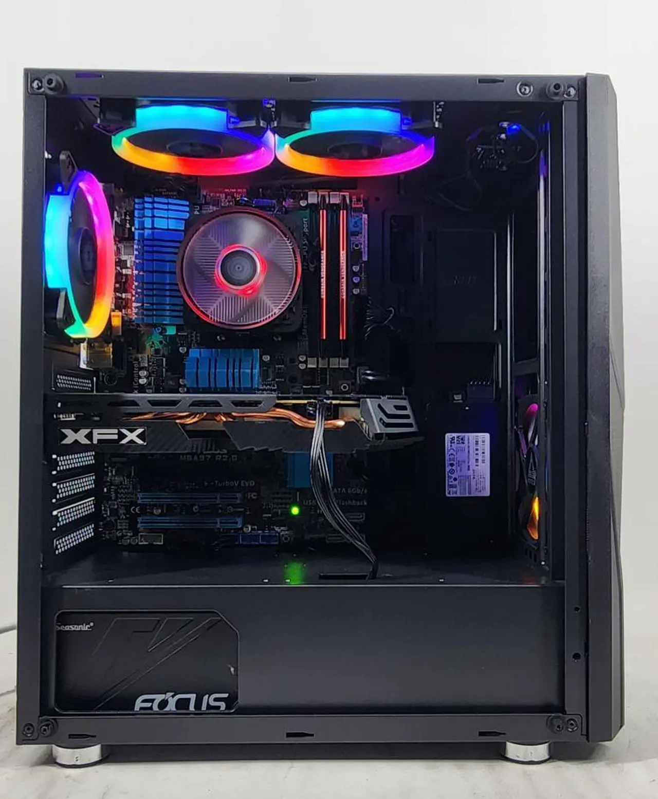 Refurbished: Gaming PC FX-6300 16GB RAM 256GB SSD RX 580 8GB Windows 11 ...