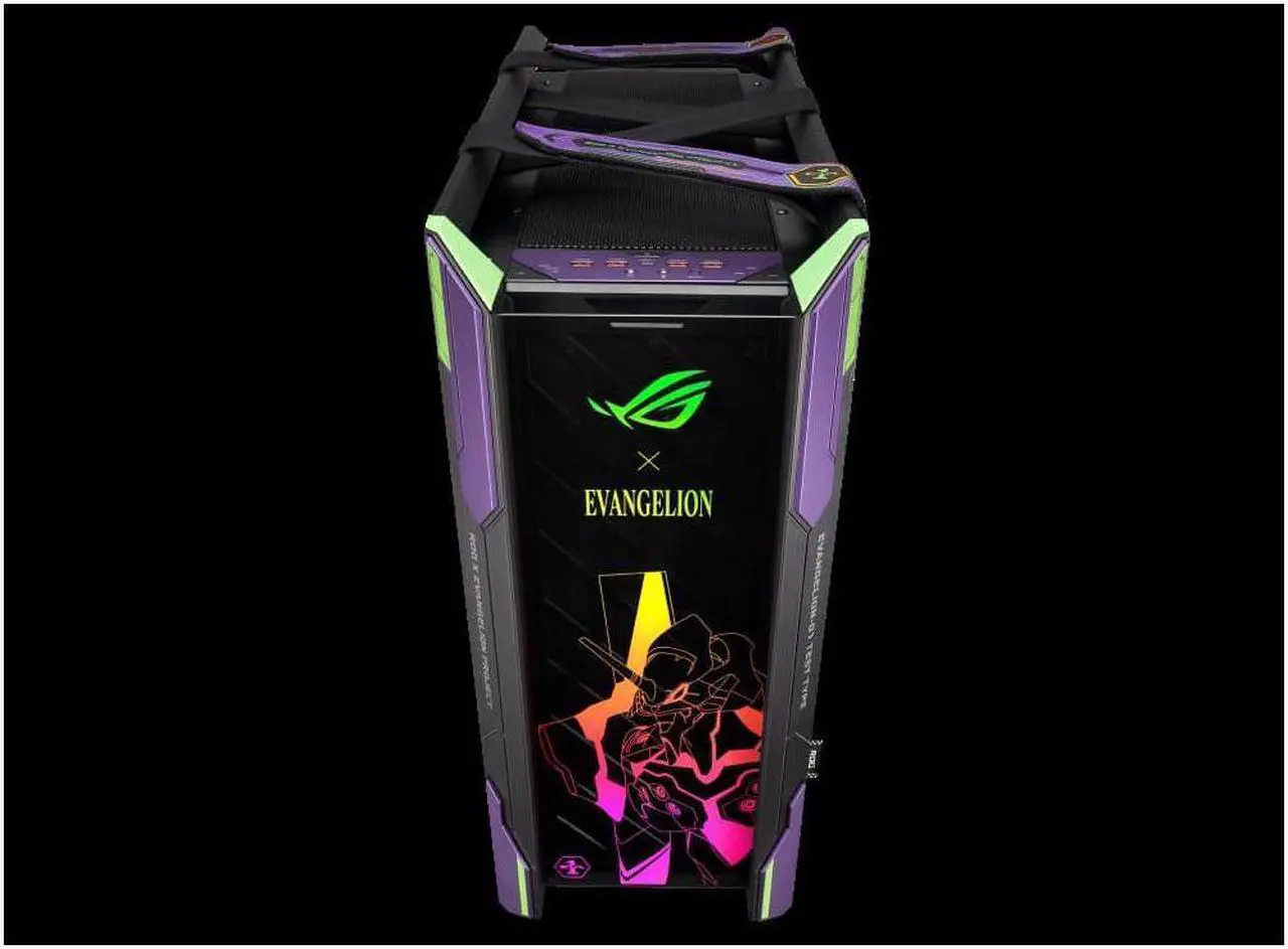 Refurbished: ASUS ROG Strix Helios GX601 EVA EDITION Black ATX Mid ...
