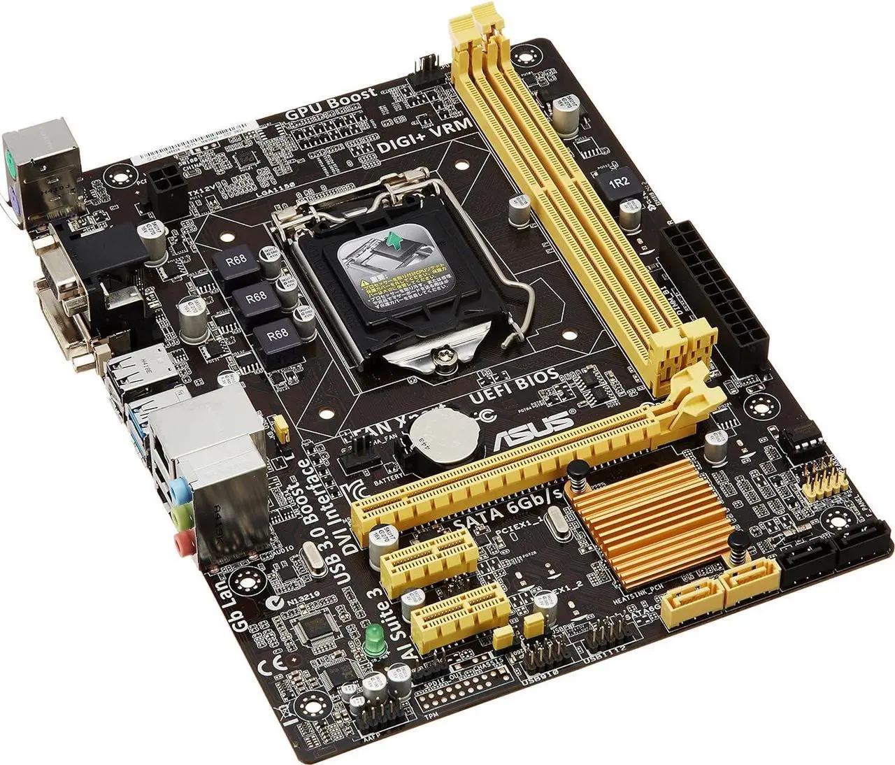 Refurbished: ASUS H81M-E Intel LGA 1150/Socket H3 H81 1150 MicroATX ...