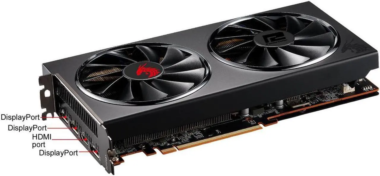 Refurbished: PowerColor Radeon RX 5600 XT Red Dragon 6GB GDDR6 AXRX ...
