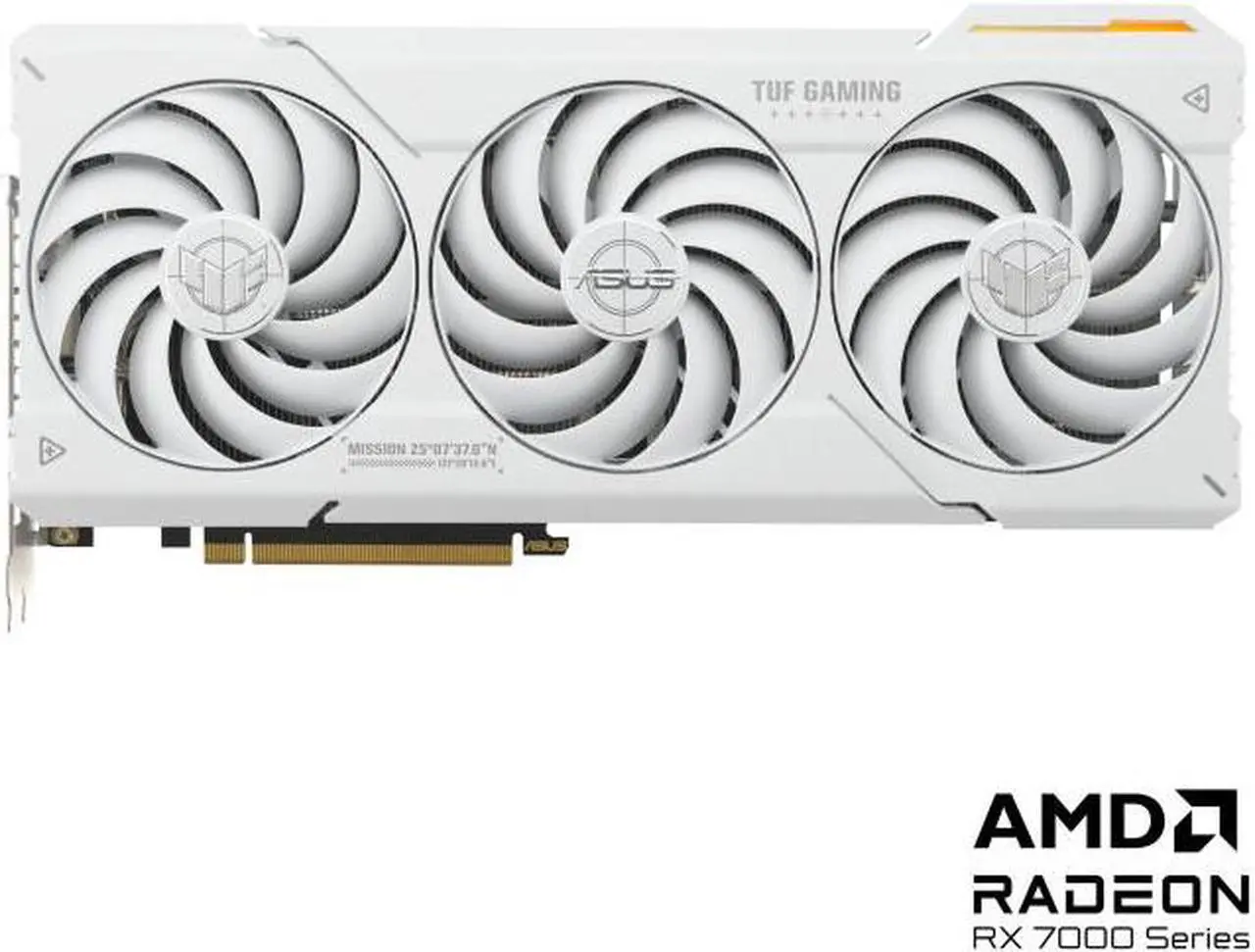Refurbished: ASUS Radeon RX 7800 XT 16GB OC White GDDR6 Video Graphics ...
