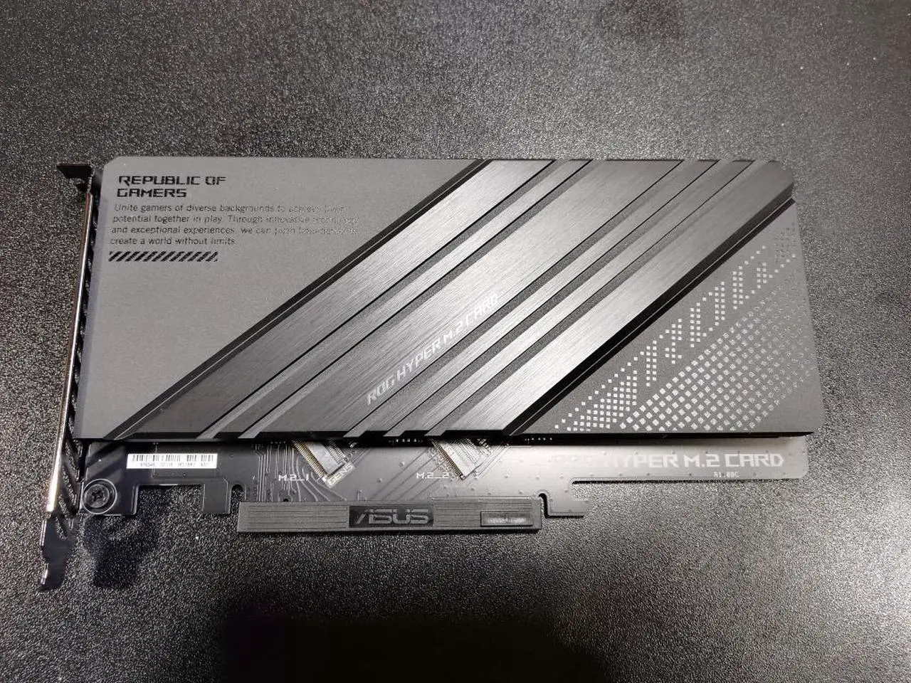 Refurbished: ASUS ROG M.2 CARD PCIE 5.0 NVME M.2 EXPANSION CARD ...