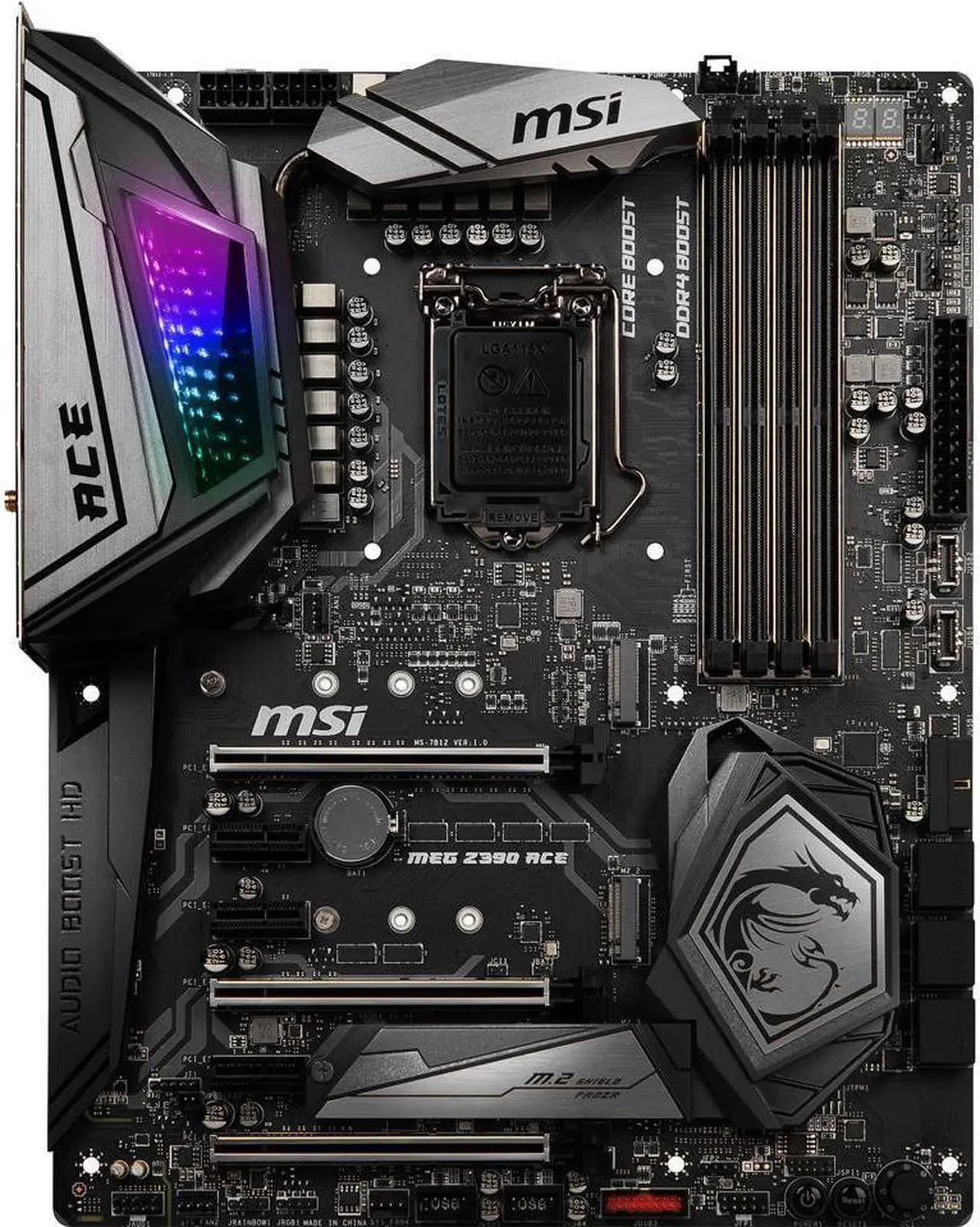 Refurbished: MSI MEG Z390 Ace Intel Z390 1151 LGA ATX M.2 Desktop ...