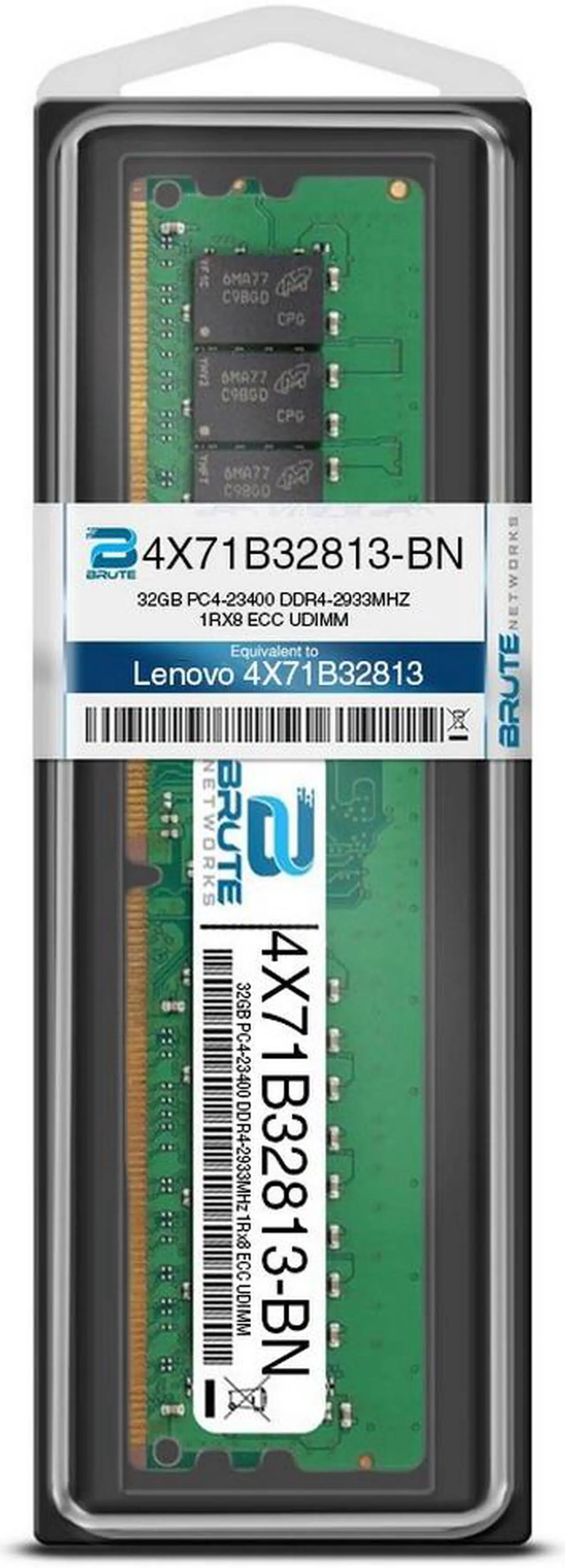 4X71B32813 - Lenovo Compatible 32GB PC4-23400 DDR4-2933MHz 1Rx8 1.2v ...