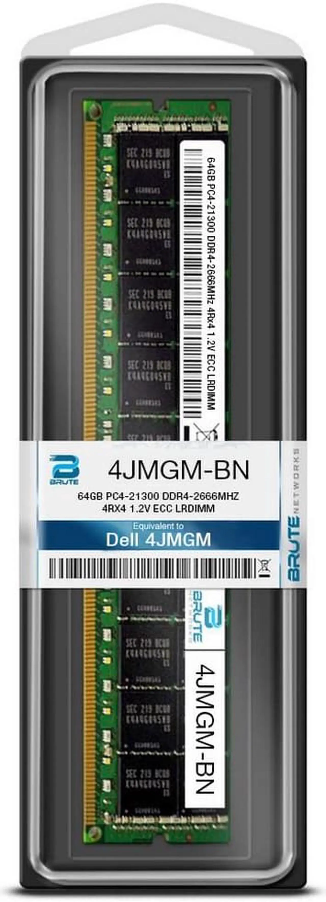 4JMGM - Dell Compatible 64GB PC4-21300 DDR4-2666MHz 4Rx4 1.2V ECC ...