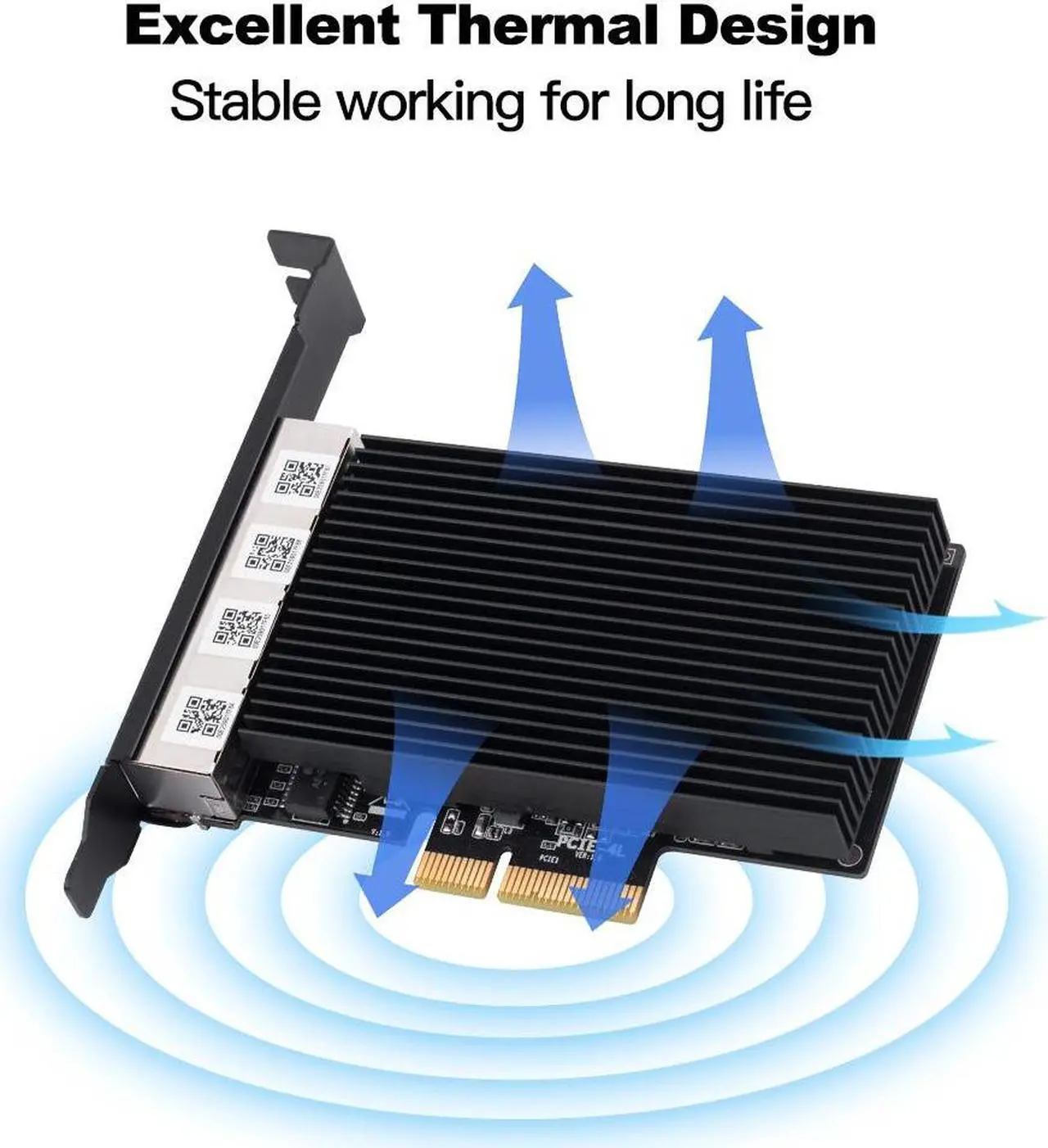 fenvi 4 Port Gigabit NIC for Intel I226 Controller, 2.5GBase-T Network ...