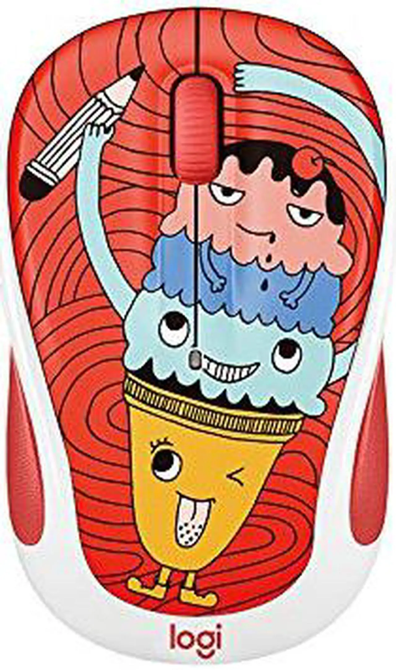 Logitech DOODLE COLLECTION M325C Wireless Mouse - Optical - Wireless ...