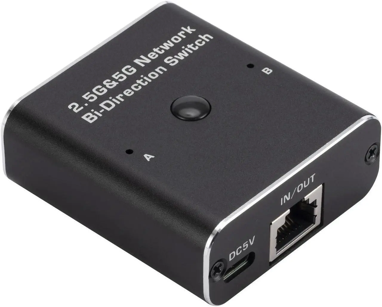 ESTONE 2.5G/5G Gigabit Network AB Switch, 2-Port RJ45 Ethernet Selector ...