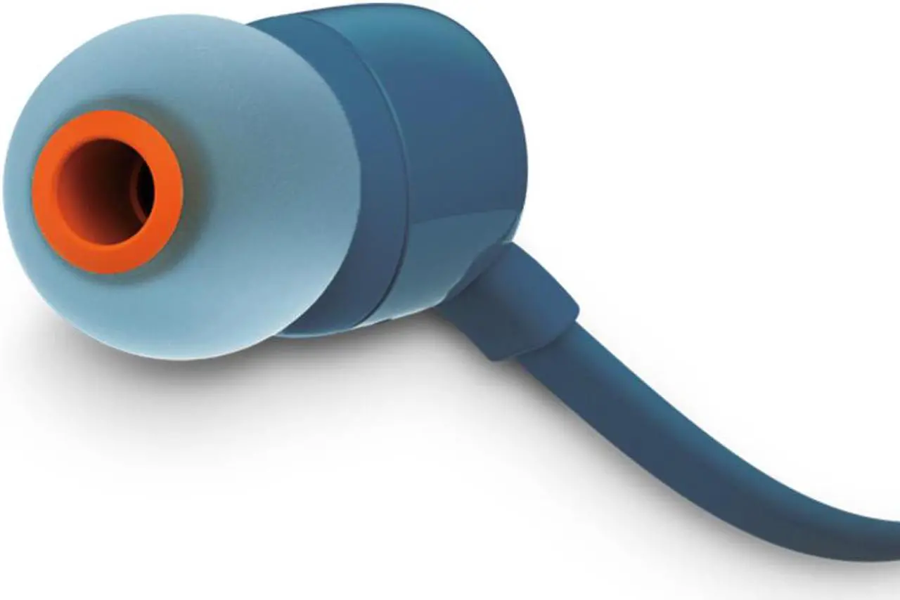 JBL T110 Pure Bass In-Ear Headphones - Blue - Newegg.com