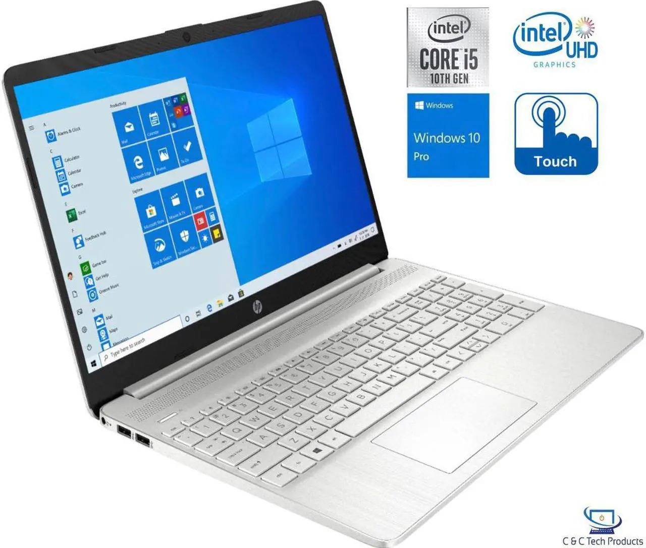 HP 15.6" HD TouchScreen LED Notebook,10th Gen Intel Core i5-1035G1 Quad ...