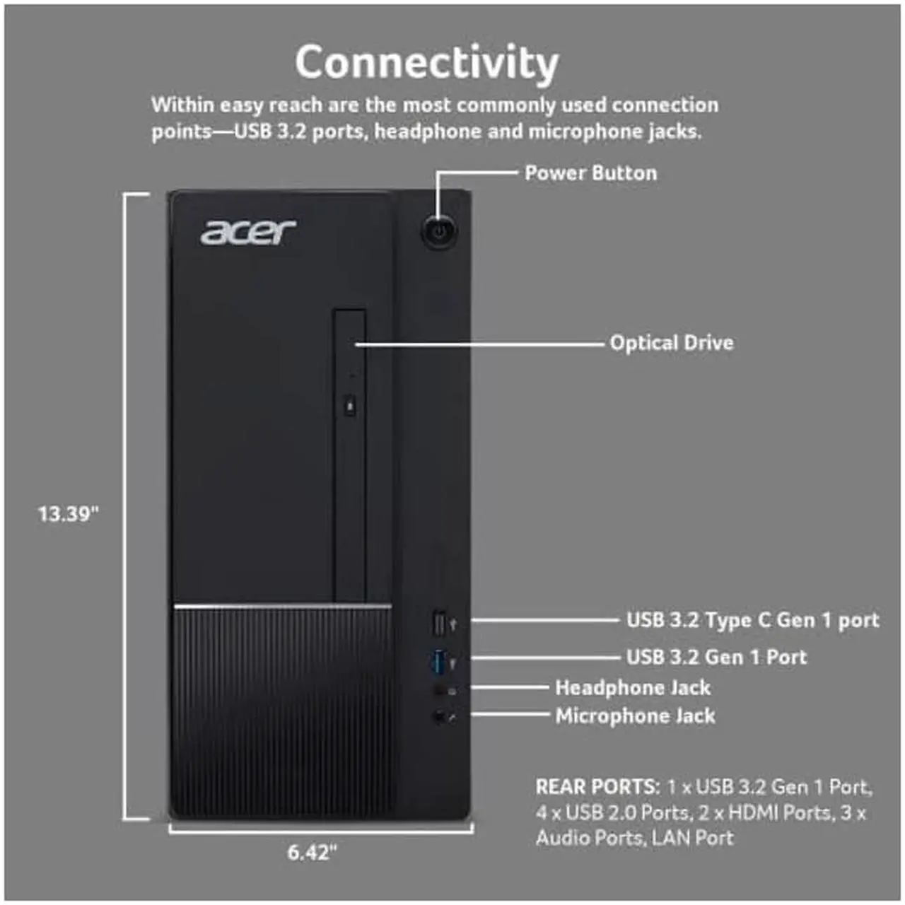 New Acer Aspire TC Desktop|12th Gen Intel Core i5-12400 6-Core ...