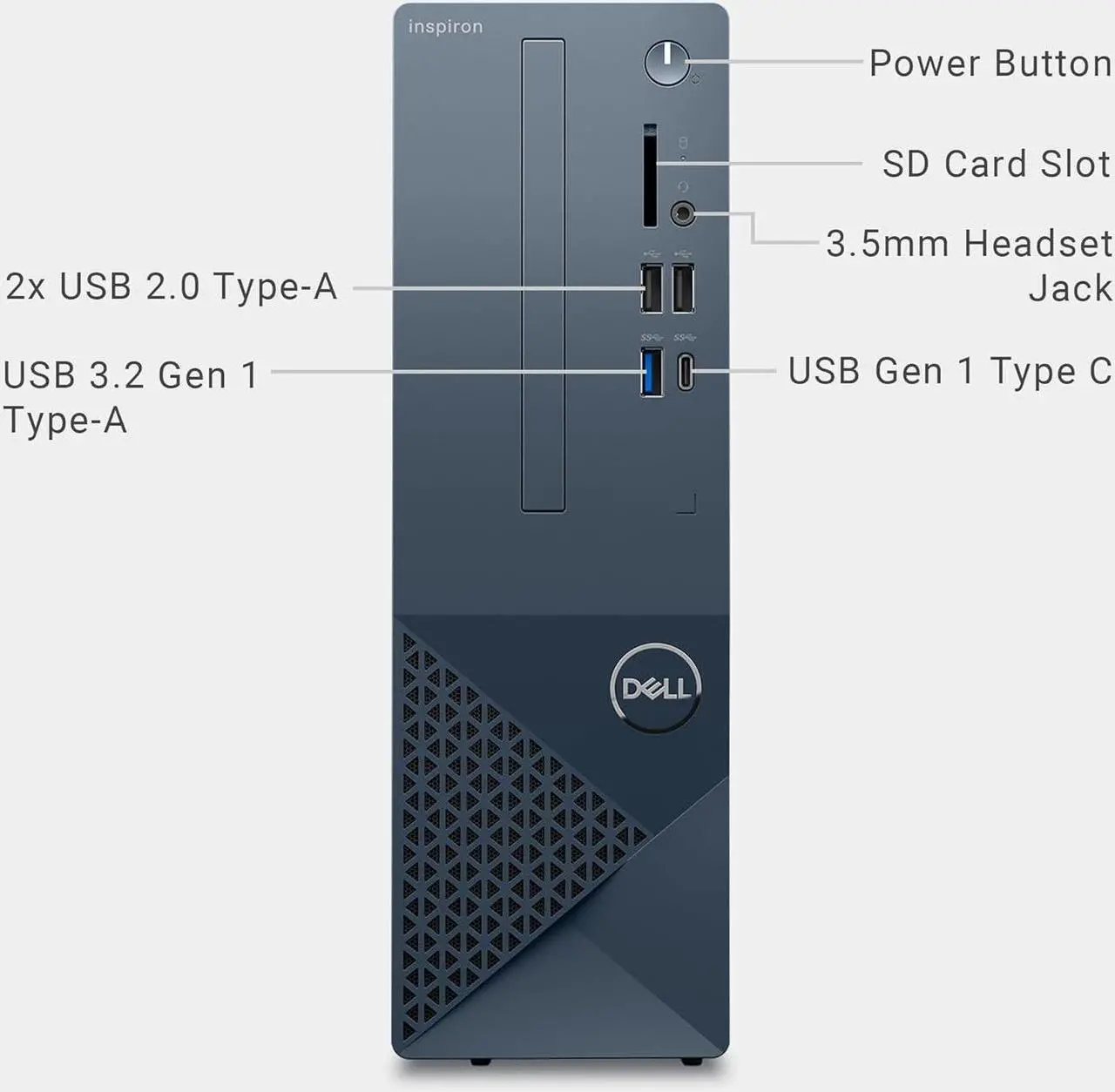 Dell Inspiron 3030 Small Form Desktop,Intel Core i5-14400 10-Core ...