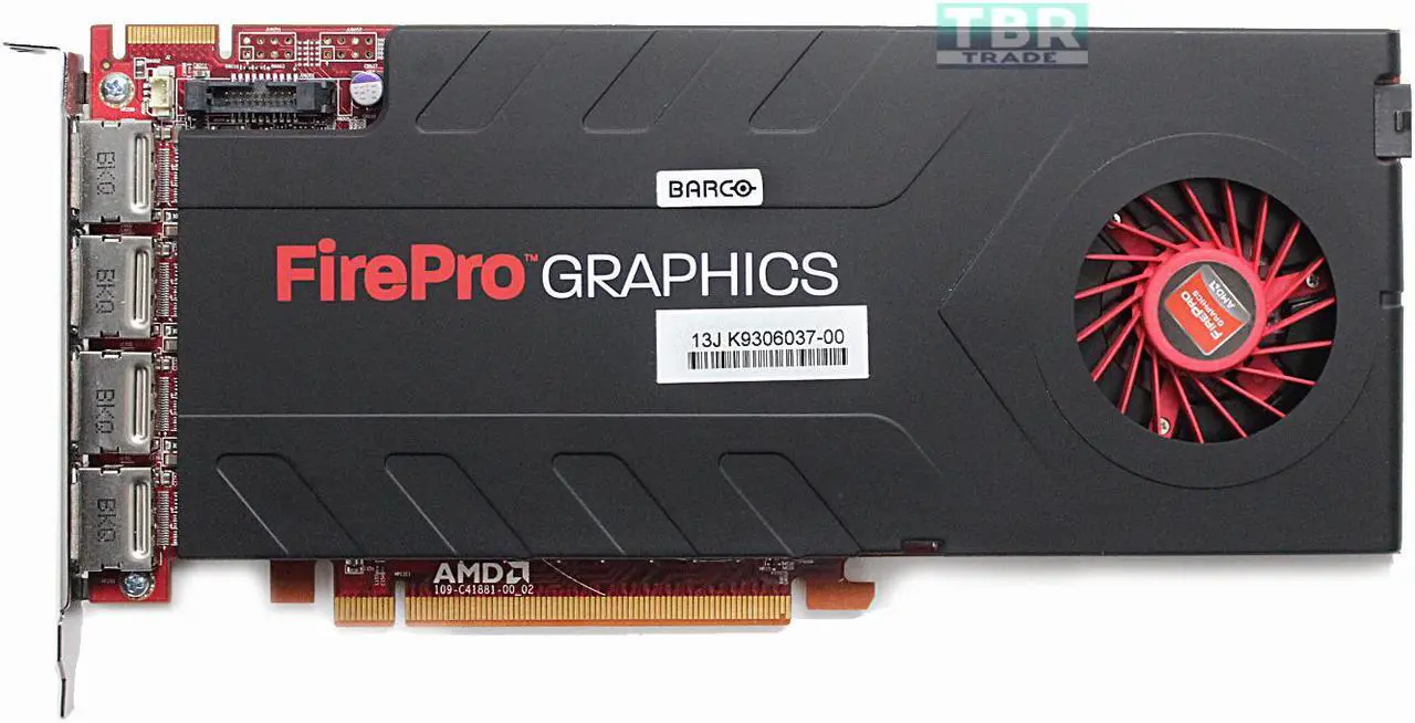 Barco FirePro Graphic Card - 4 GB GDDR5 - PCI Express 3.0 x16 - Single ...