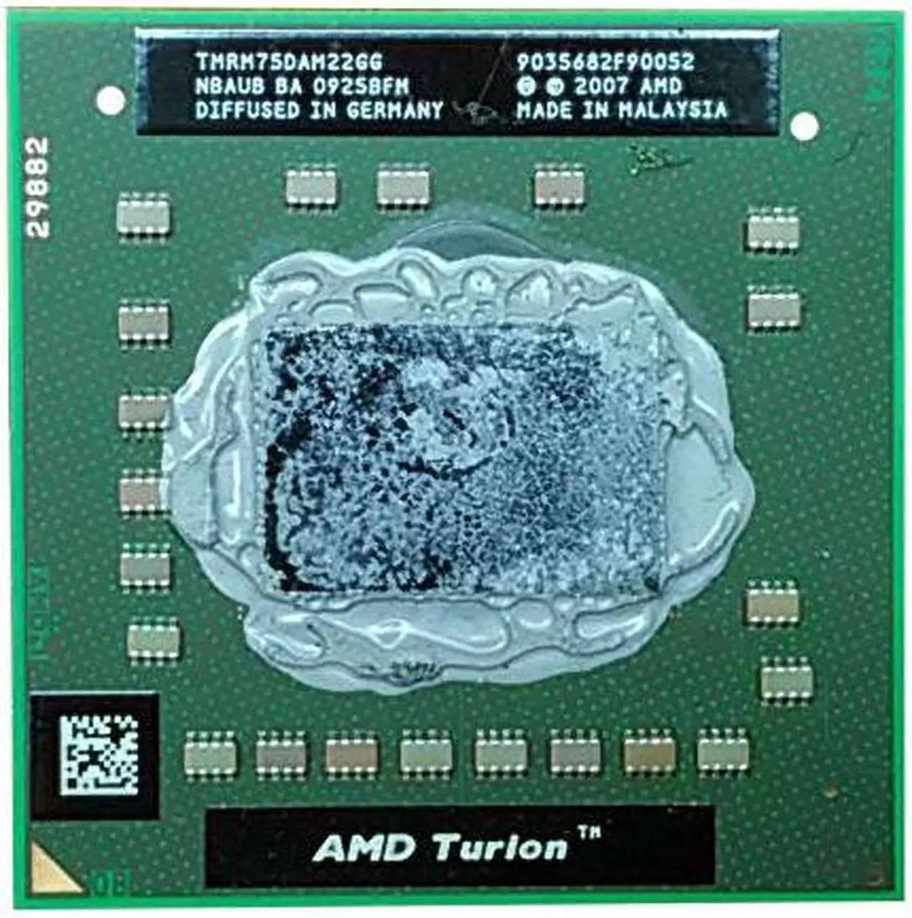 Used - Very Good: AMD Turion X2 RM-75 2.2 GHz Socket S1 35W TMRM75DAM22GG Mobile Processor ...