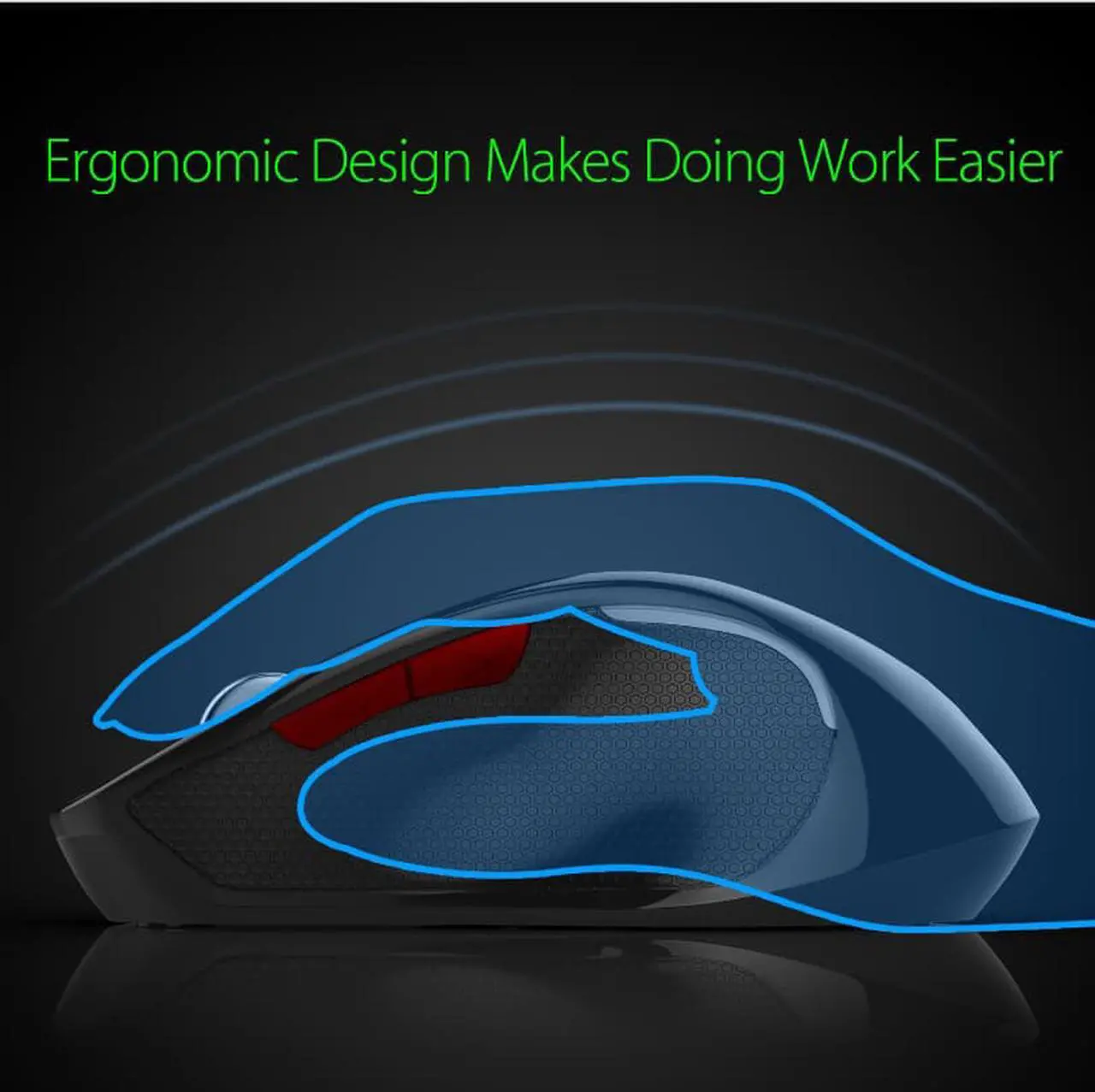 Bluetooth 3.0 Wireless Mouse Office Mouse 2400dpi Gaming Mouse for ...